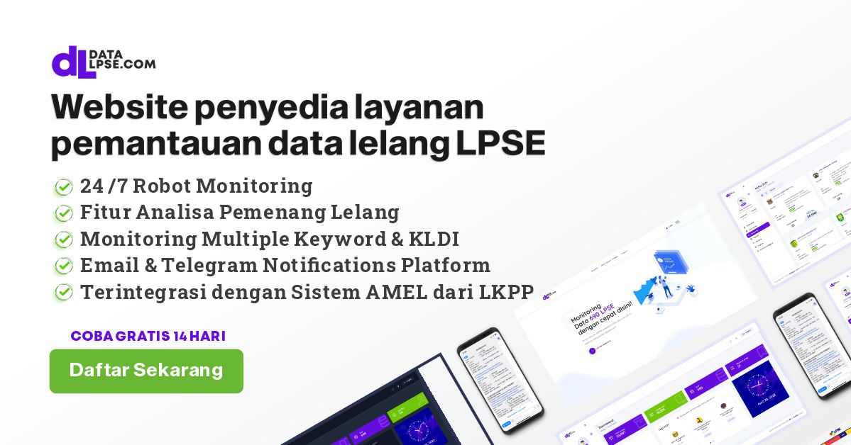 Data Lelang Terbaru LPSE Kota Kotamobagu - Data LPSE